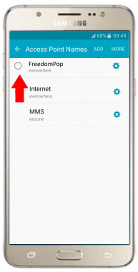Setting up your LTE SIM card - APN configuration
