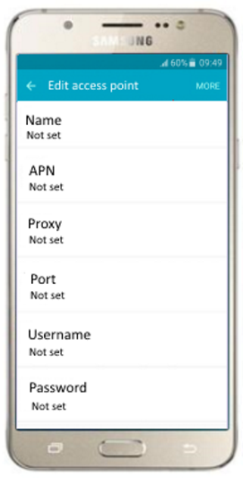Setting up your LTE SIM card - APN configuration