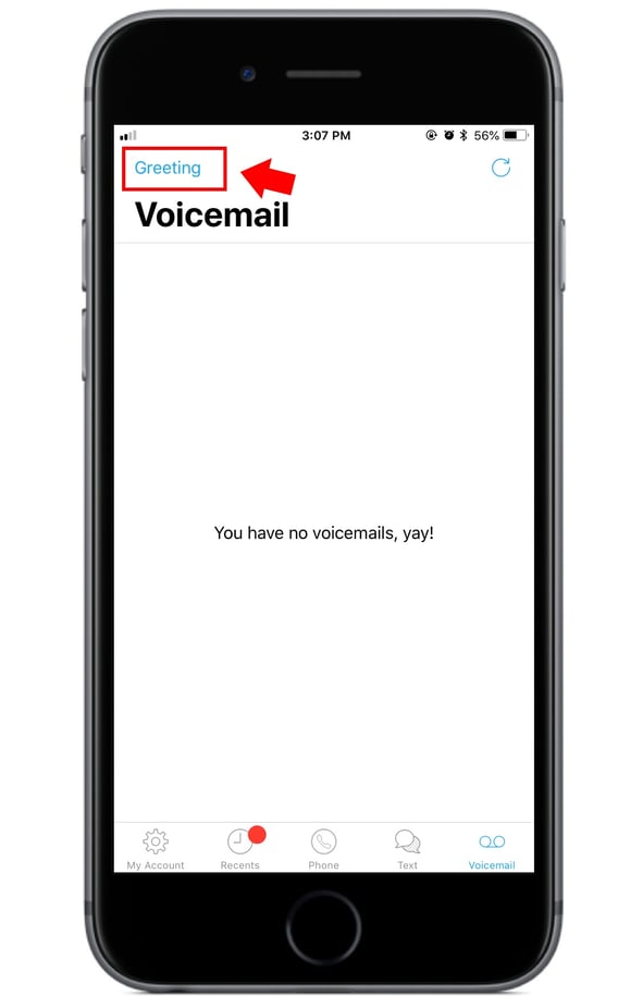 How to hear voicemail messages and save a voicemail greeting