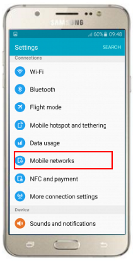 Setting up your LTE SIM card - APN configuration