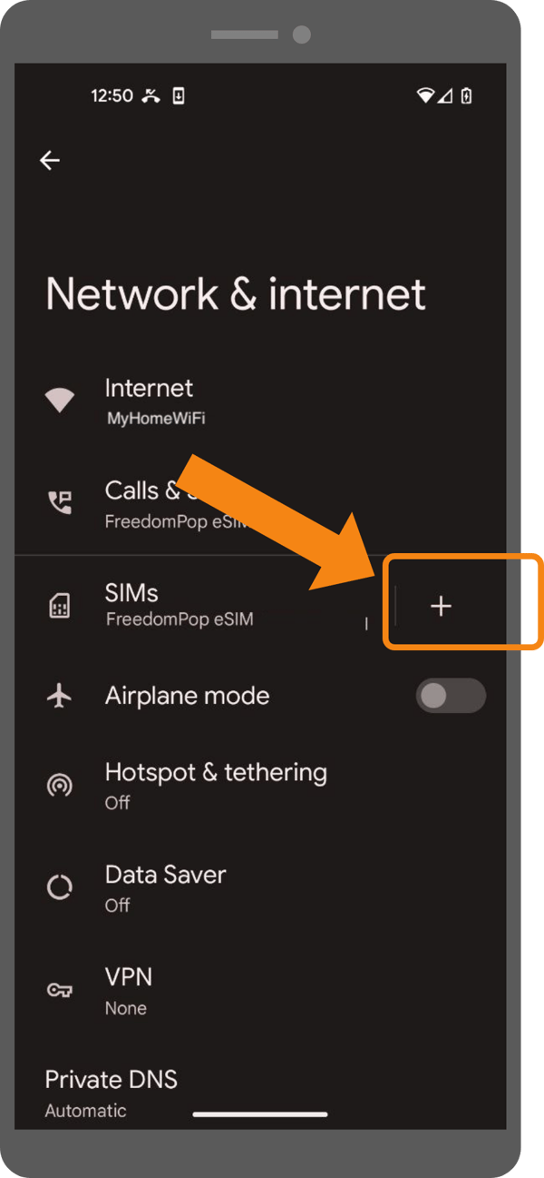 How to Setup Your FreedomPop eSIM on Android